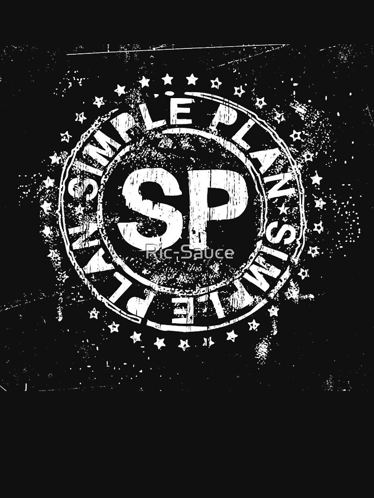 "Simple Plan Logo" T-shirt for Sale by Ric-Sauce | Redbubble | simple t ...