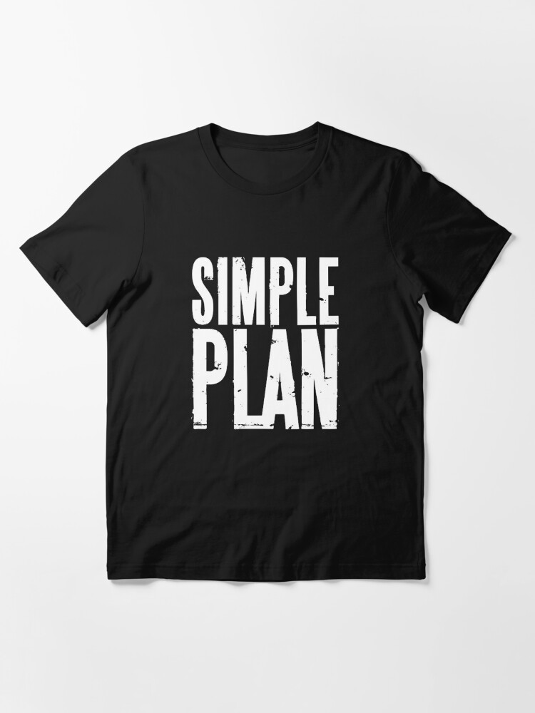 "Simple Plan Logo" T-shirt for Sale by Ric-Sauce | Redbubble | simple t ...