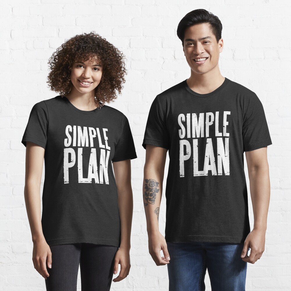 "Simple Plan Logo" T-shirt for Sale by Ric-Sauce | Redbubble | simple t ...