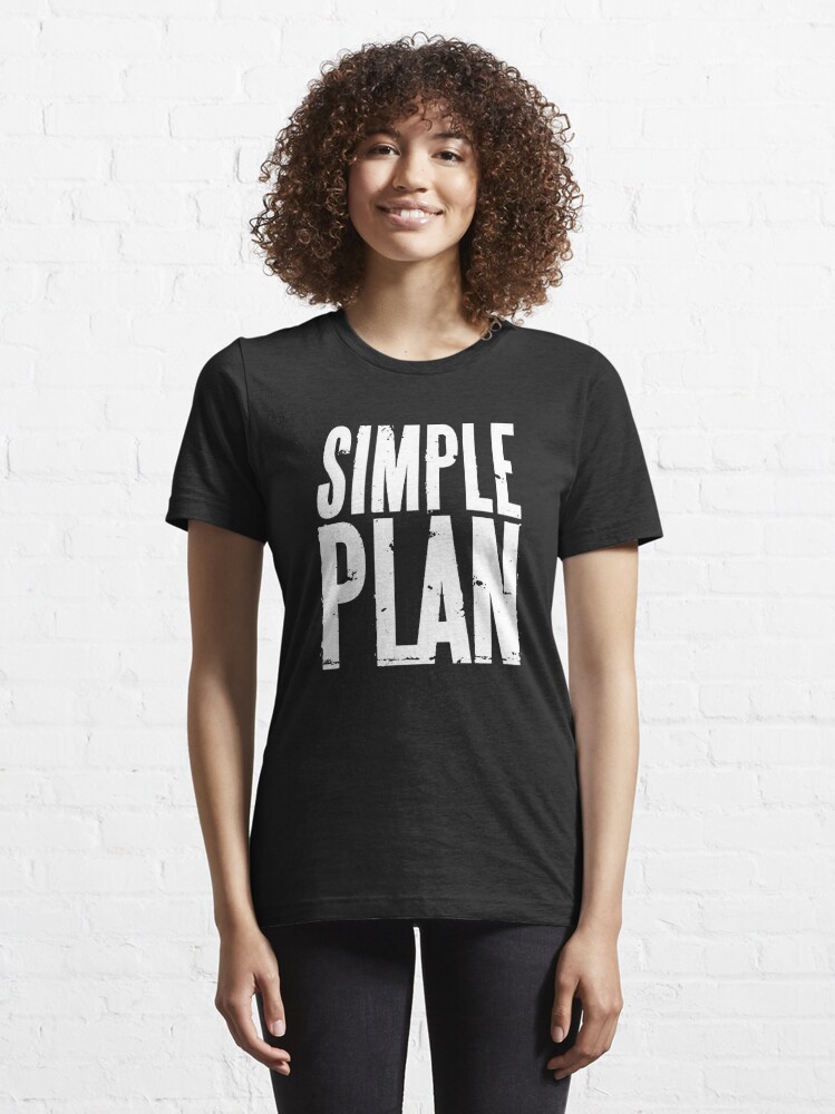 "Simple Plan Logo" T-shirt for Sale by Ric-Sauce | Redbubble | simple t ...