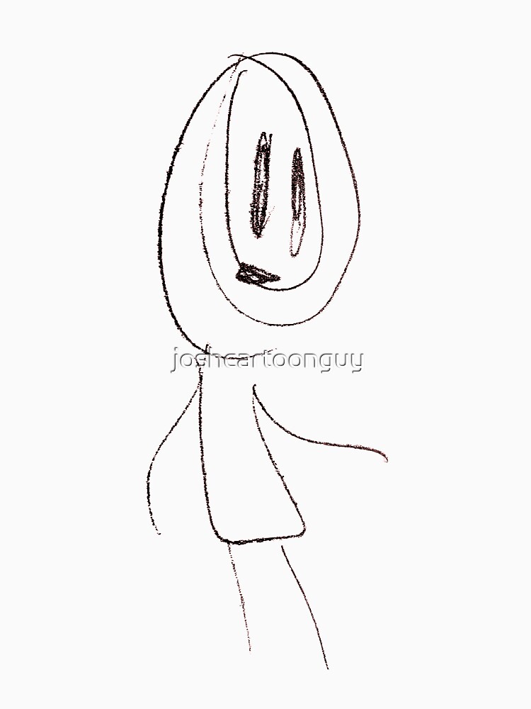 "Creepy Stick Man" T-shirt for Sale by joshcartoonguy | Redbubble ...