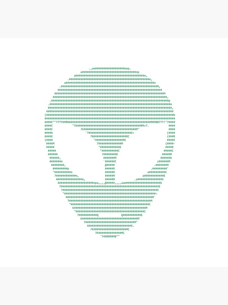 "ASCII Alien matrix Face" Throw Pillow for Sale by outkast-oasis ...