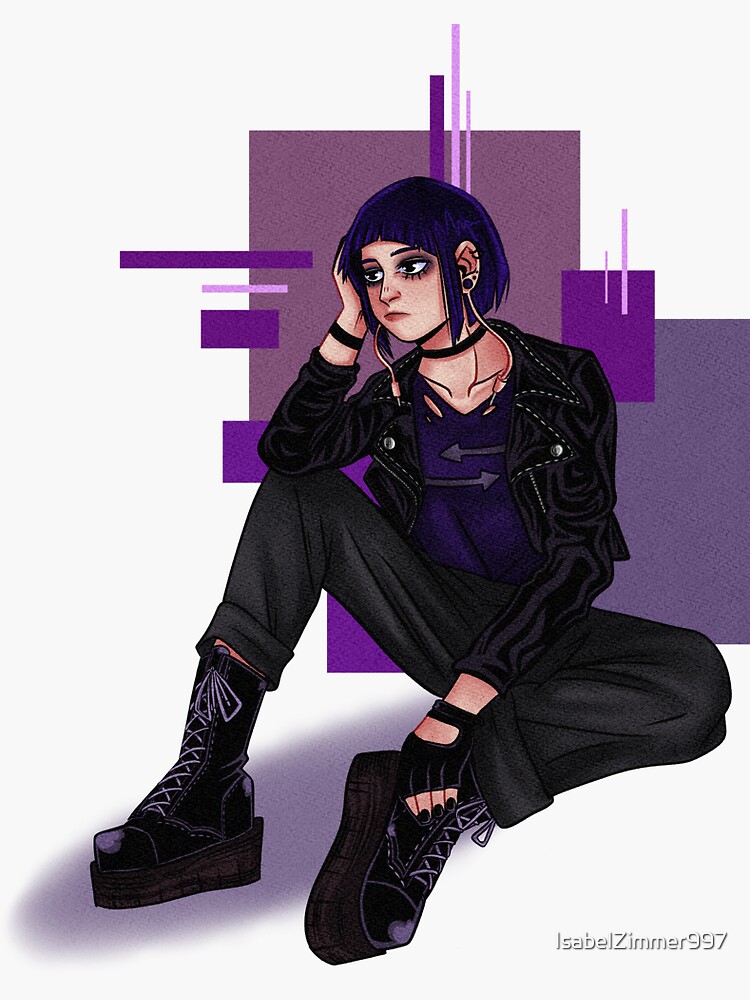 "Jirou" Sticker by IsabelZimmer997 | Redbubble