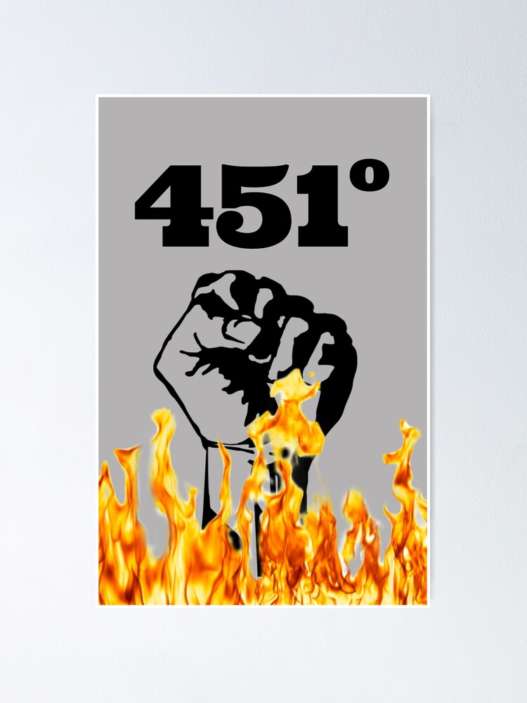 "451" Poster for Sale by Slinky-Reebs | Redbubble