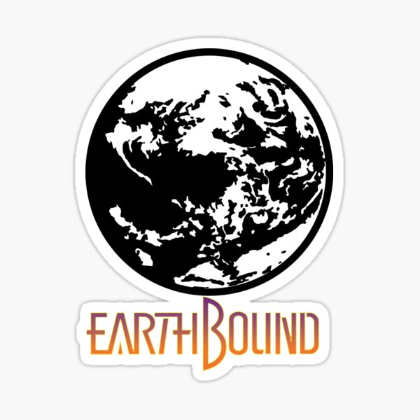 "Earthbound Logo" Sticker for Sale by Indie-Blast | Redbubble
