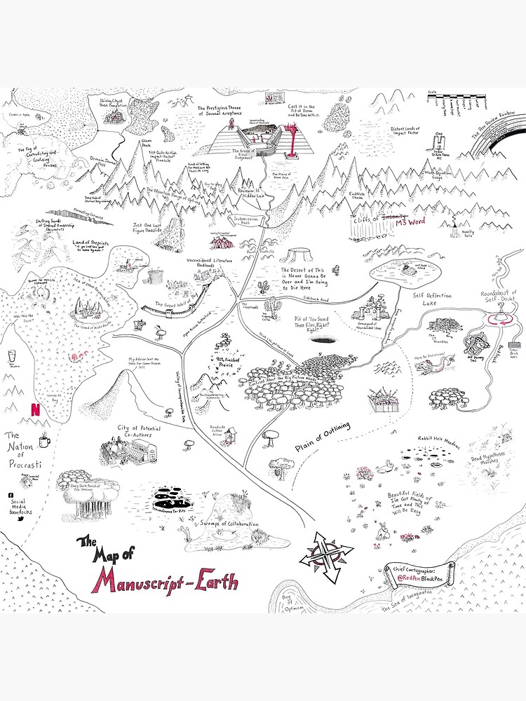 "The Map of Manuscript Earth: Expansion Pack" Art Print by ...