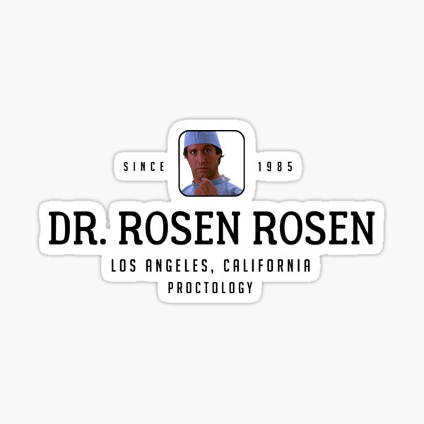 "Dr. Rosen Rosen" Sticker for Sale by Primotees | Redbubble