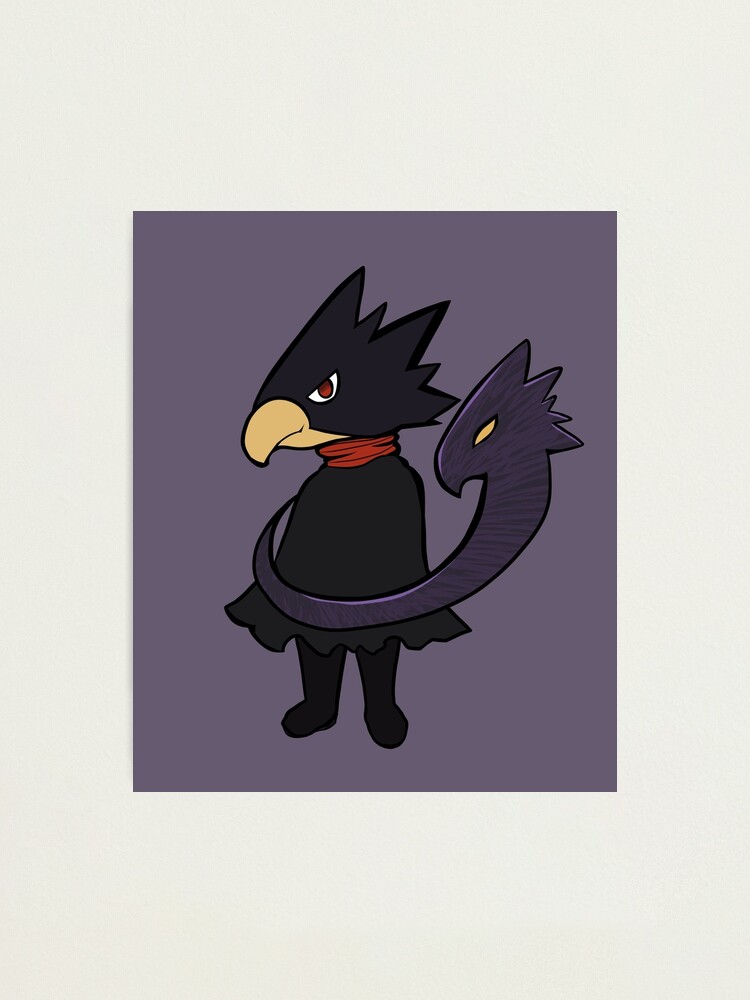 "Tokoyami Fumikage Chibi" Photographic Print by cristini-weenie | Redbubble