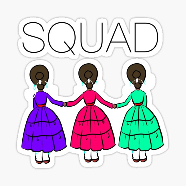 "Squad" Sticker by crystaldugi | Redbubble