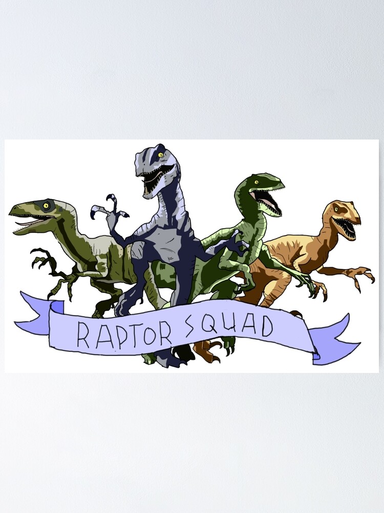 "Raptor Squad" Poster by egorringe | Redbubble