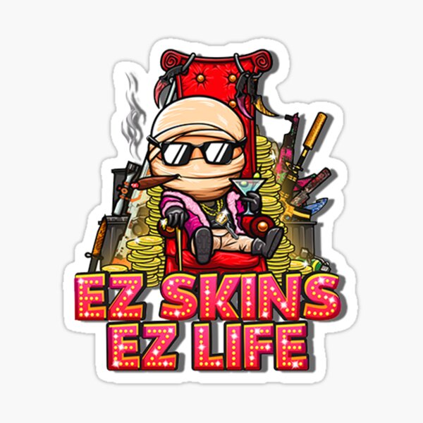Ez Skins Ez Life Stickers | Redbubble