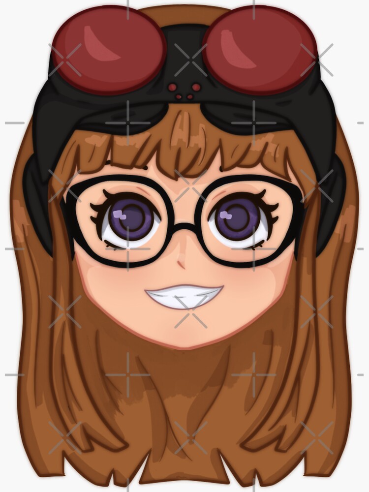 "Futaba Sakura Chibi" Sticker by cristini-weenie | Redbubble