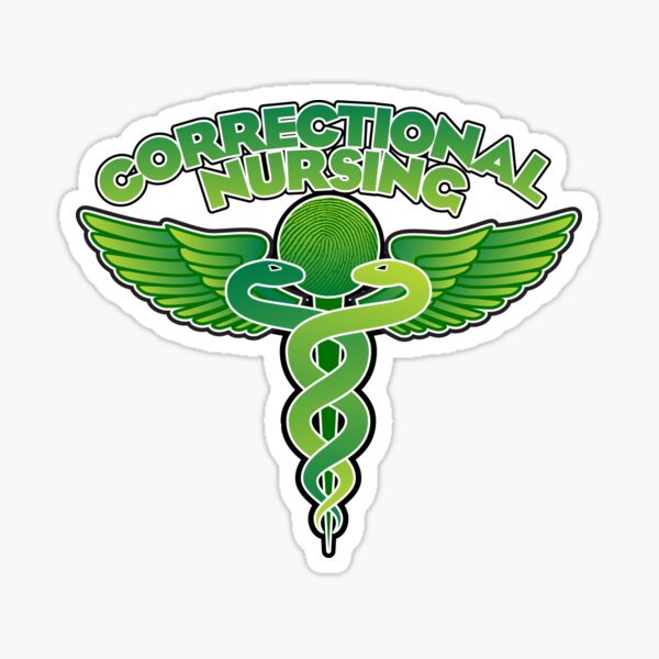 "CORRECTIONAL NURSING ART" Sticker for Sale by WOOFANG | Redbubble