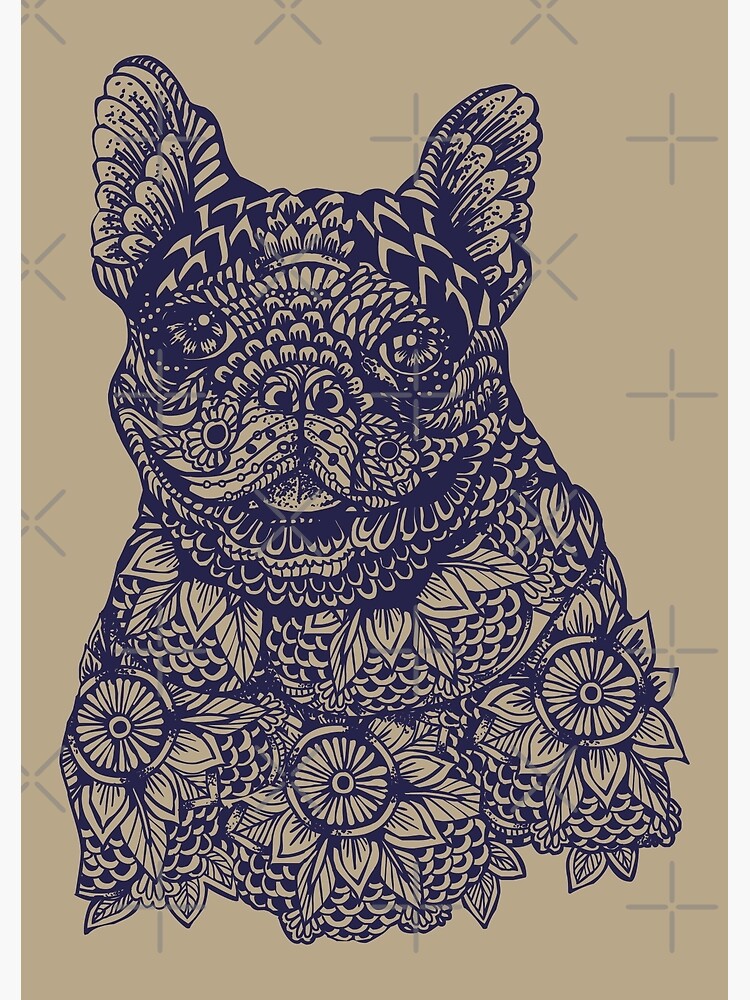 "MANDALA OF FRENCHIE" Poster by Huebucket | Redbubble