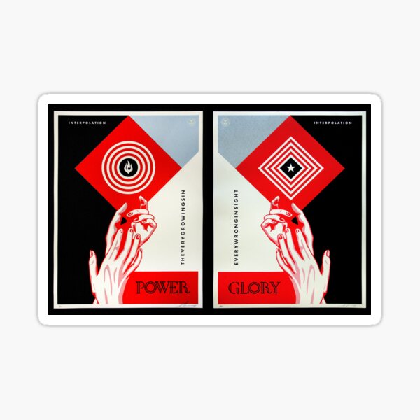 "Interpol Art" Sticker for Sale by Camacho37 | Redbubble