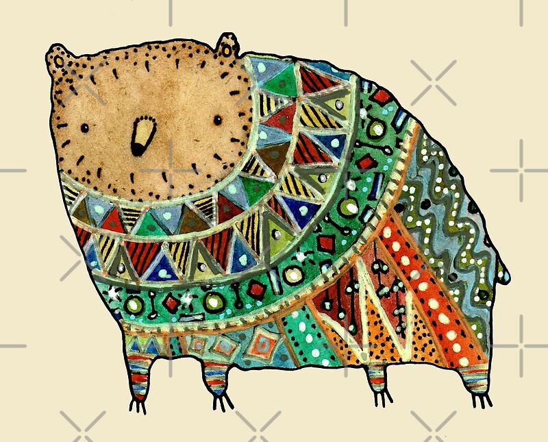 "Aztec Bear" by Sophie Corrigan | Redbubble