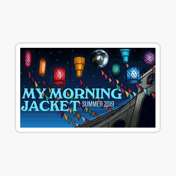 "my morning jacket ori tour 2019 gawati" Sticker by vinLlano | Redbubble