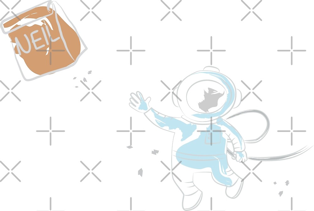 "Copy of Neil Armstrong - Cute Astronaut Design for dark colors" by ...