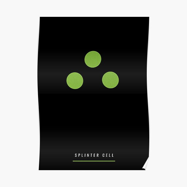 "Minimalistic Video Game Poster splinter Cell" Poster for Sale by ...