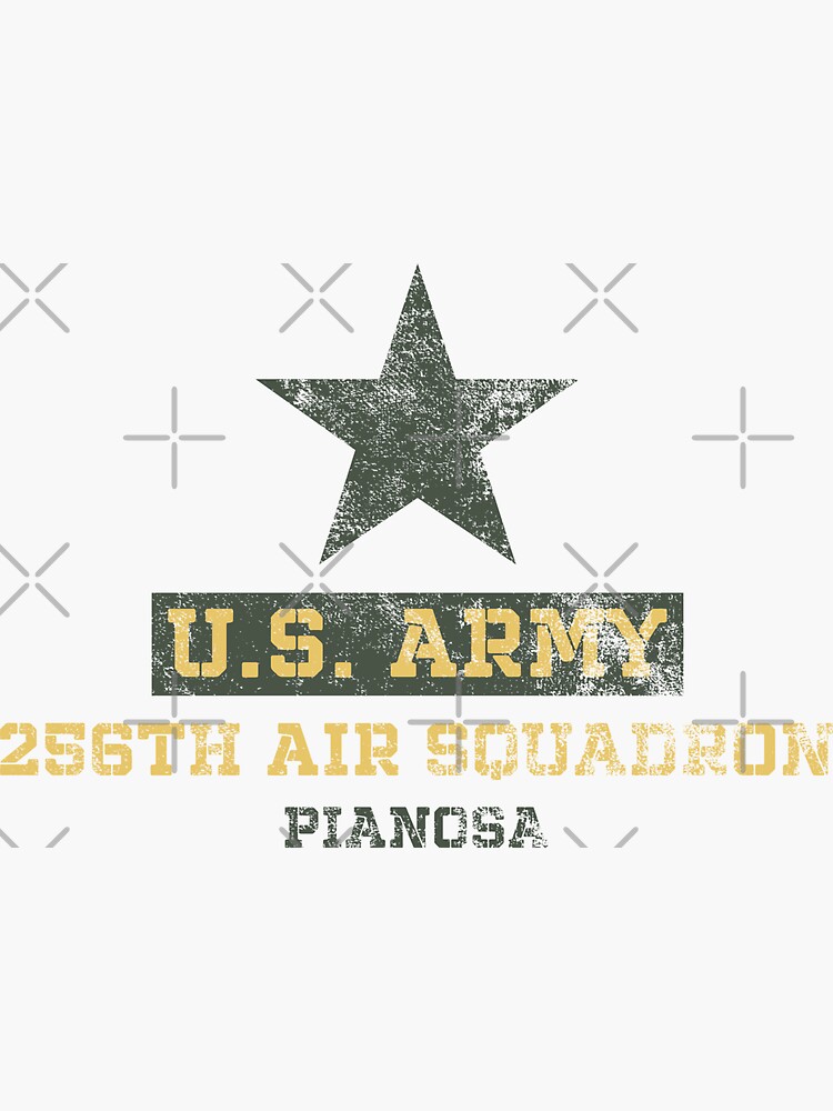 "256th Army Air Squadron Pianosa" Sticker for Sale by tomhillmeyer ...