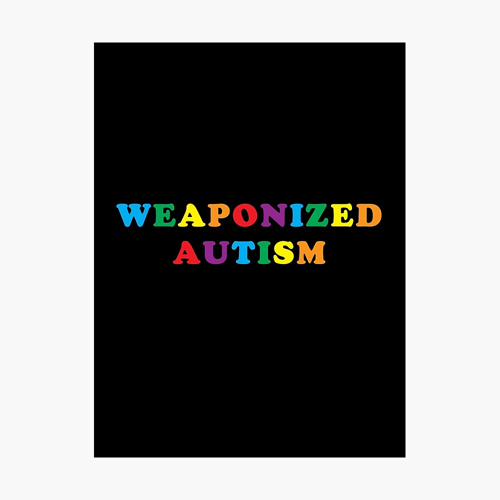 Dominate the Spectrum Weaponized Autism png for dark or light ...