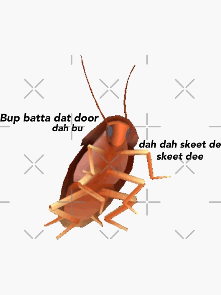 "Dancing cockroach " Sticker for Sale by LydiaJune | Redbubble