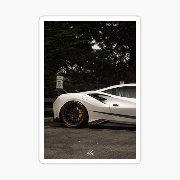 "Ferrari 488 Creative Bespoke " Sticker for Sale by UpscaleExotics ...
