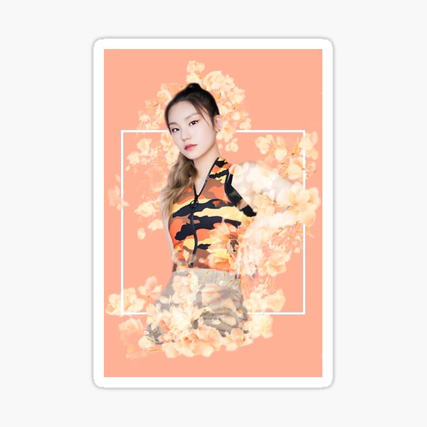 "[ITZY] FLOWER SERIE - Yeji" Sticker for Sale by Haynim | Redbubble