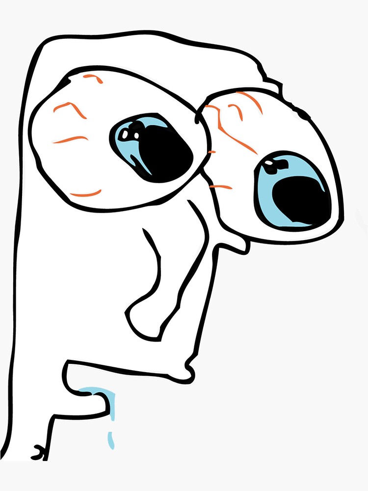 "Meme Fun drool" Sticker for Sale by SirFreddy93 | Redbubble