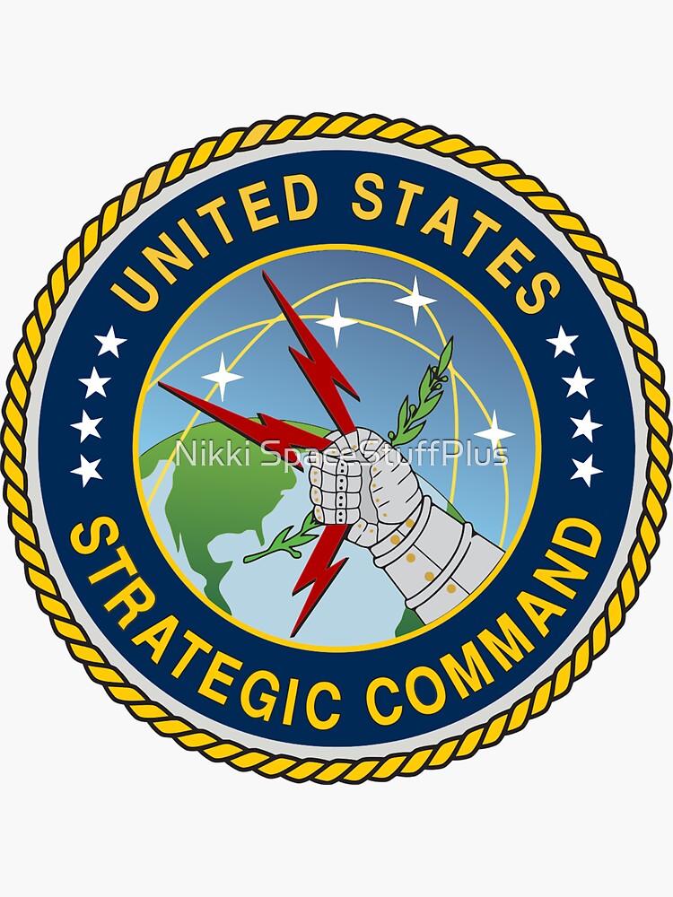 "U S Strategic Command" Sticker for Sale by Spacestuffplus | Redbubble