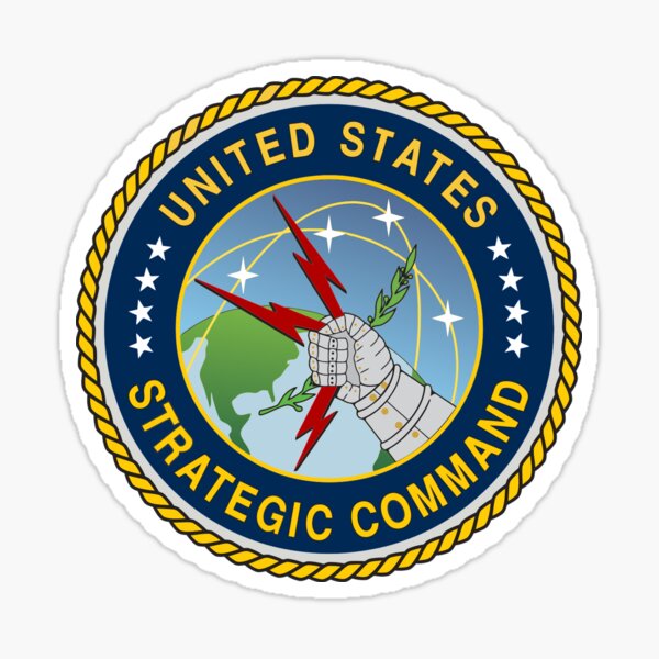 "U S Strategic Command" Sticker for Sale by Spacestuffplus | Redbubble