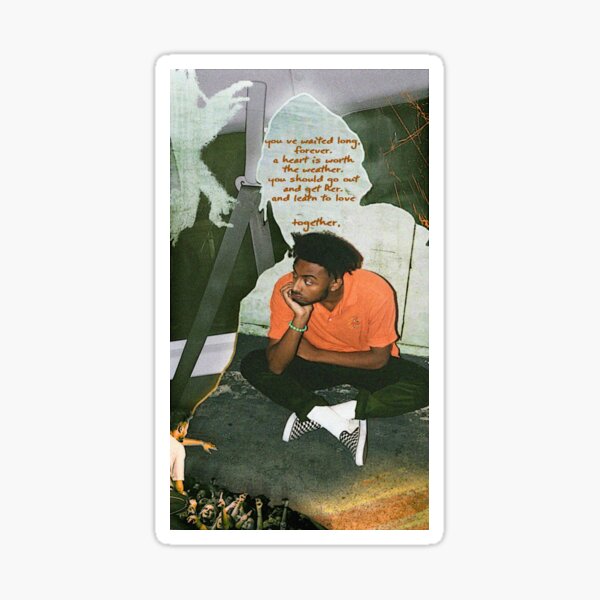 "Aminé TOGETHER Poster (ONEPOINTFIVE Album)" Sticker by LoganWaldorfer ...