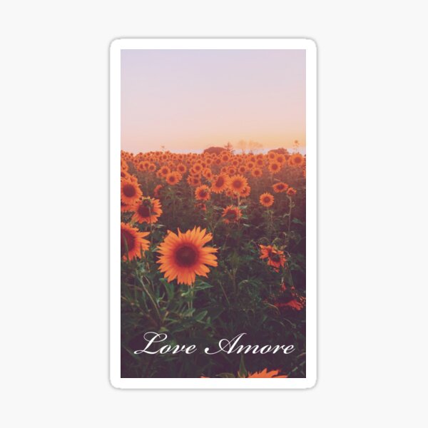 "Love Amore " Sticker for Sale by alexhaylockjr | Redbubble
