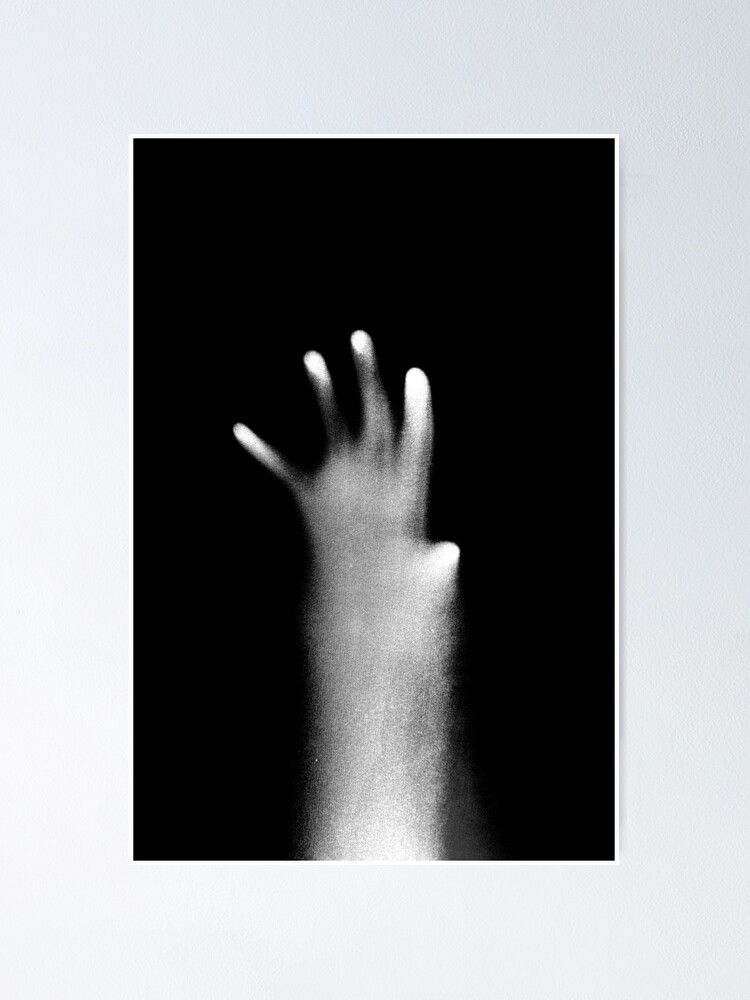 "White Rising Ghost Hand Photograph Wallpaper" Poster for Sale by Dator ...
