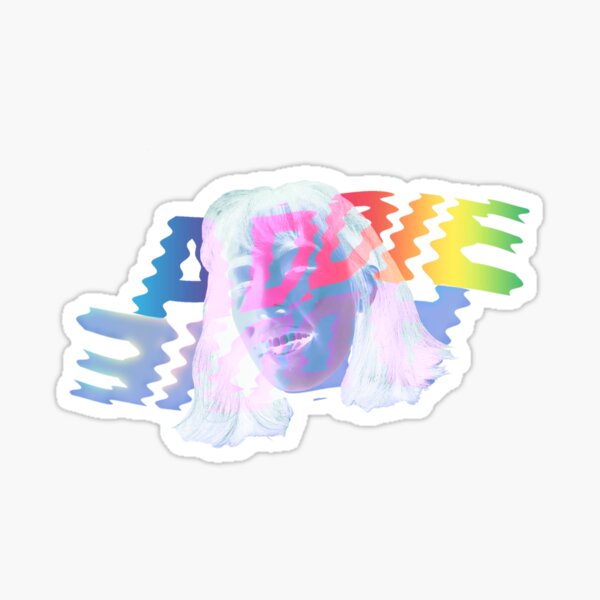 "ADDIE rainbow face logo" Sticker for Sale by adelinev | Redbubble