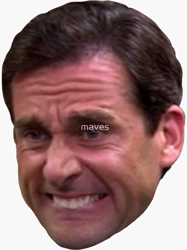 "michael scott vein" Sticker for Sale by maves | Redbubble