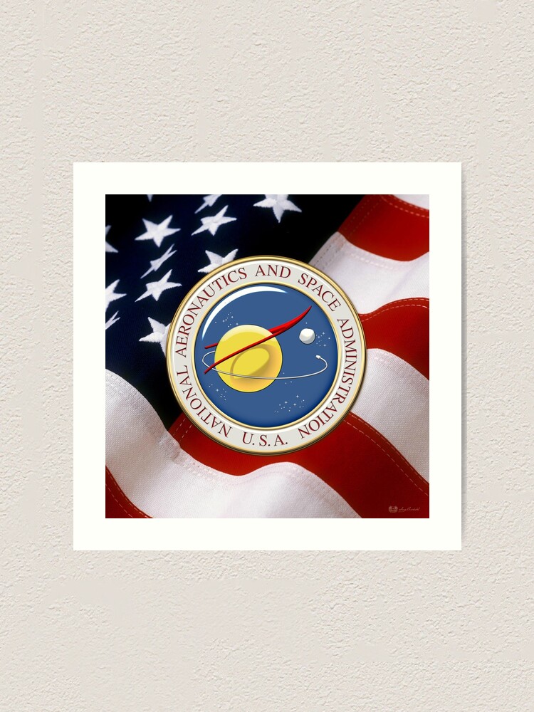 Nasa American Flag Building