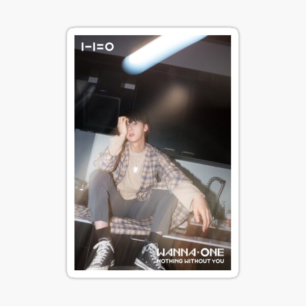 Wanna One Nothing Without You Hwang Minhyun Sticker For Sale By