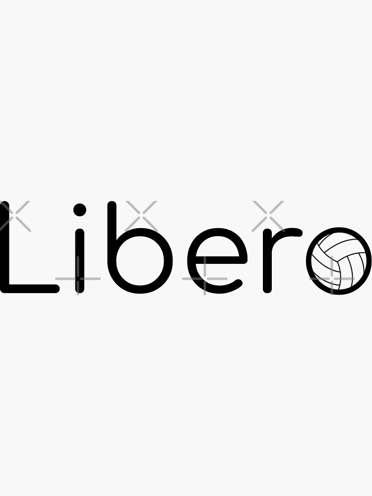 "Libero" Sticker for Sale by mhj5503 | Redbubble