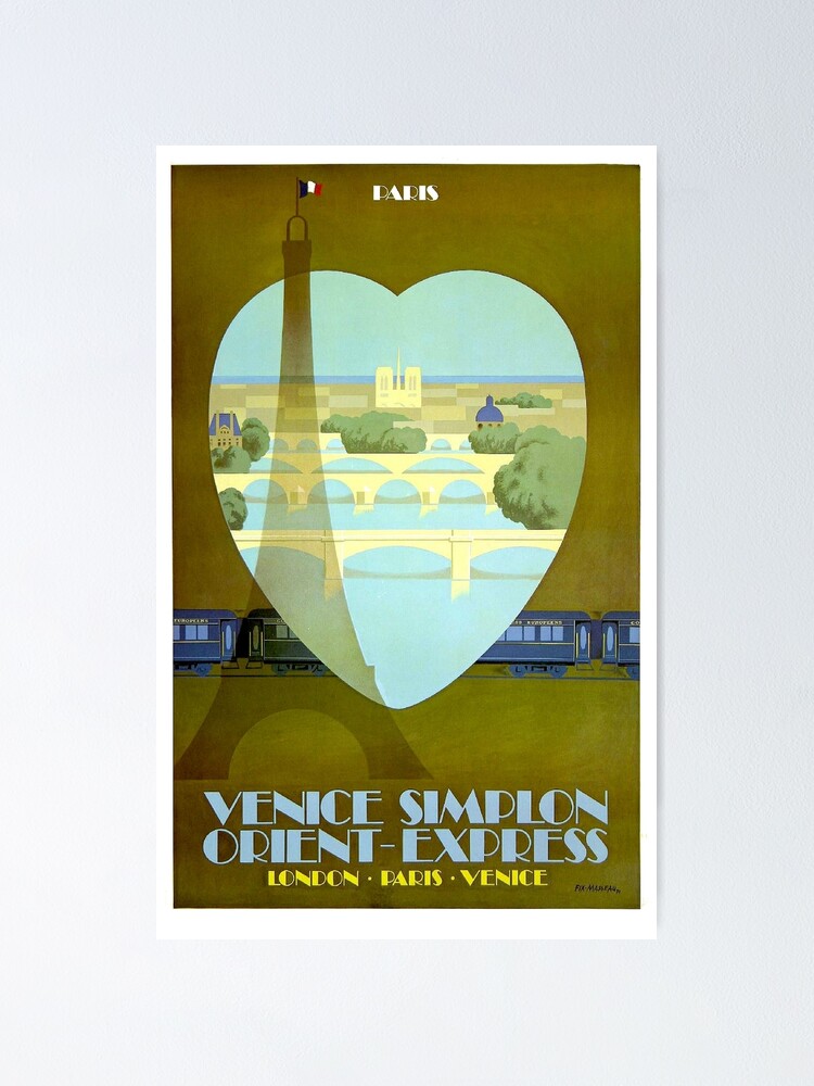 "ORIENT EXPRESS: Vintage Travel Advertising Print" Poster for Sale by ...