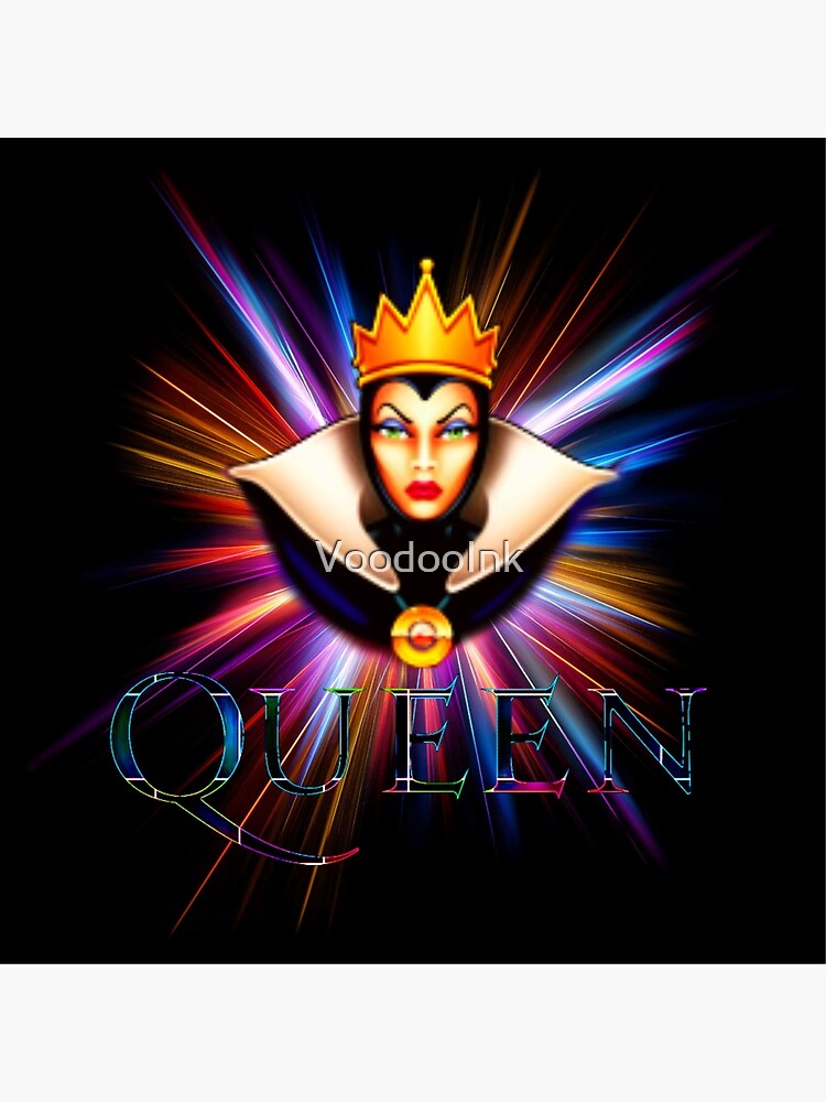 "Evil queen 80s “Queen” logo" Canvas Print for Sale by VoodooInk ...