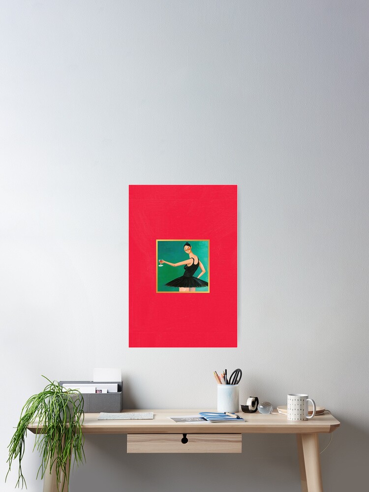 "mbdtf" Poster for Sale by minaguirguis | Redbubble