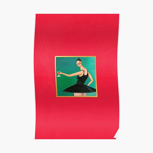 "mbdtf" Poster for Sale by minaguirguis | Redbubble