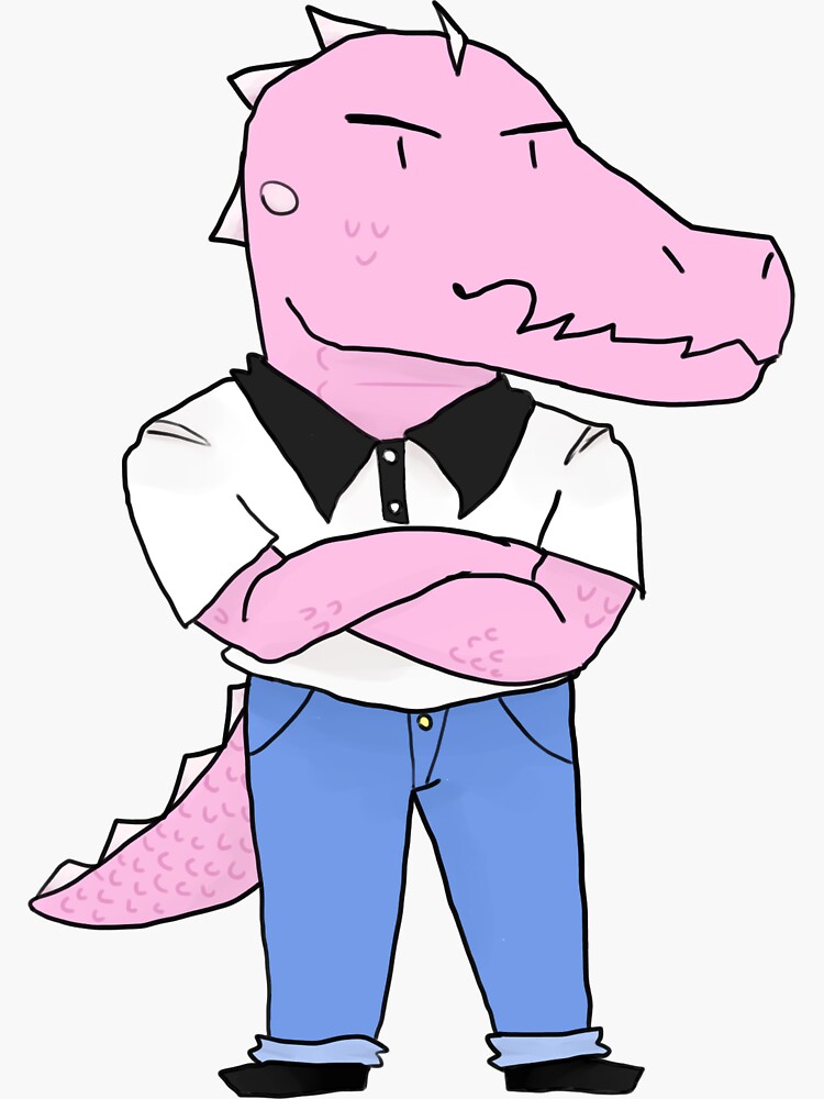 "Gator Chibi" Sticker by DoomGay | Redbubble