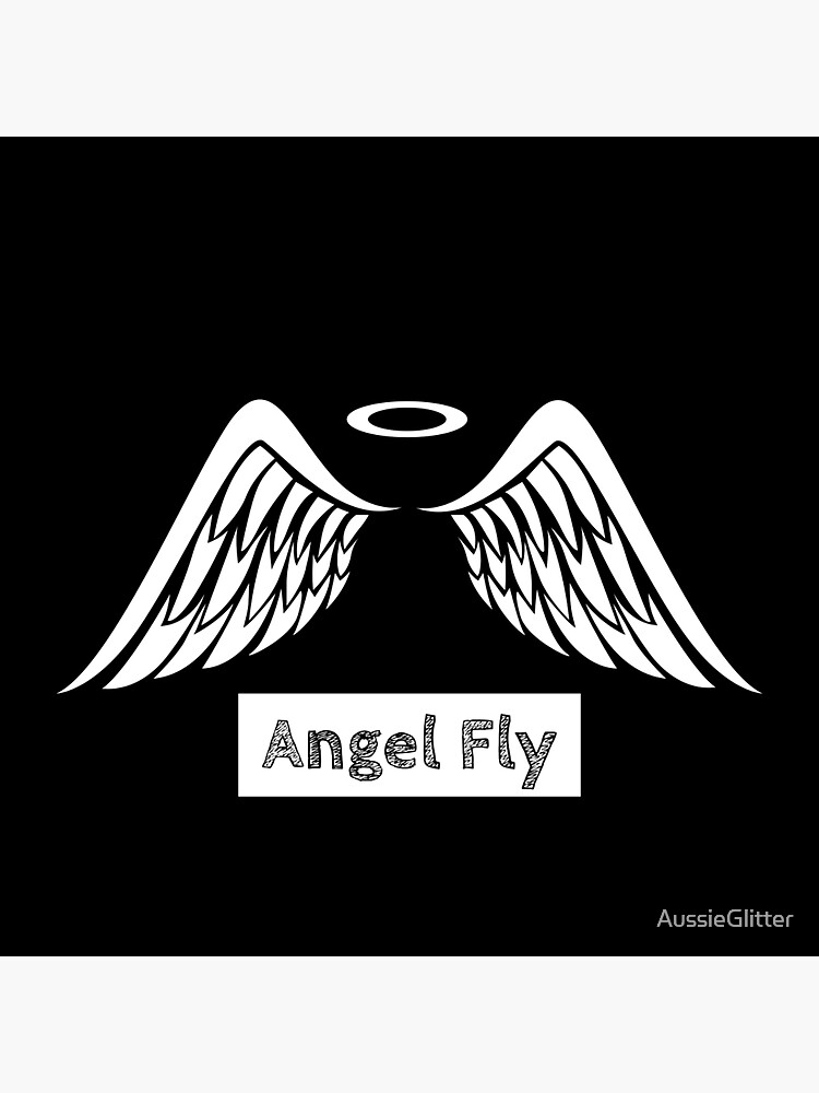 "Angel Fly " Sticker for Sale by AussieGlitter | Redbubble