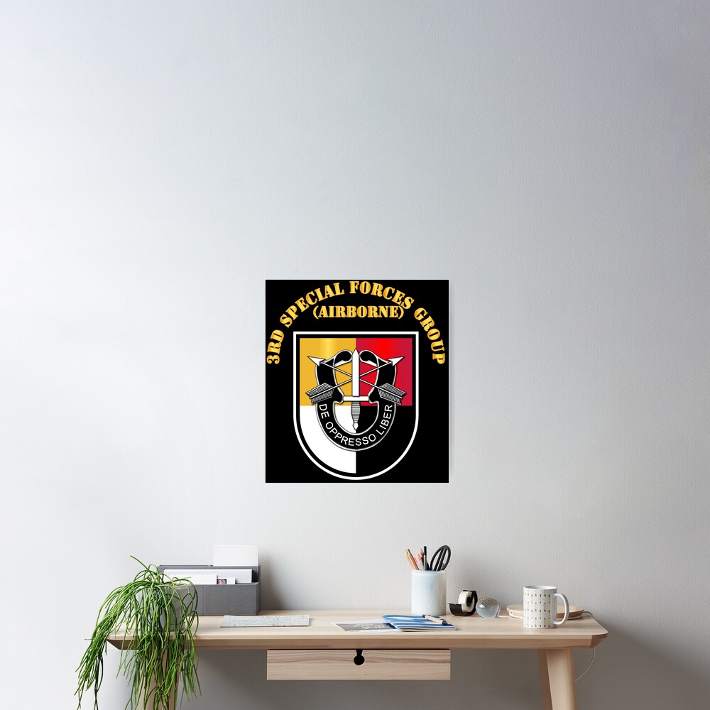 "SOF - 3rd SFG Flash w Txt V1" Poster for Sale by twix123844 | Redbubble