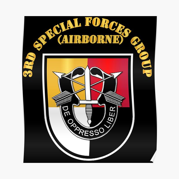 "SOF - 3rd SFG Flash w Txt V1" Poster for Sale by twix123844 | Redbubble