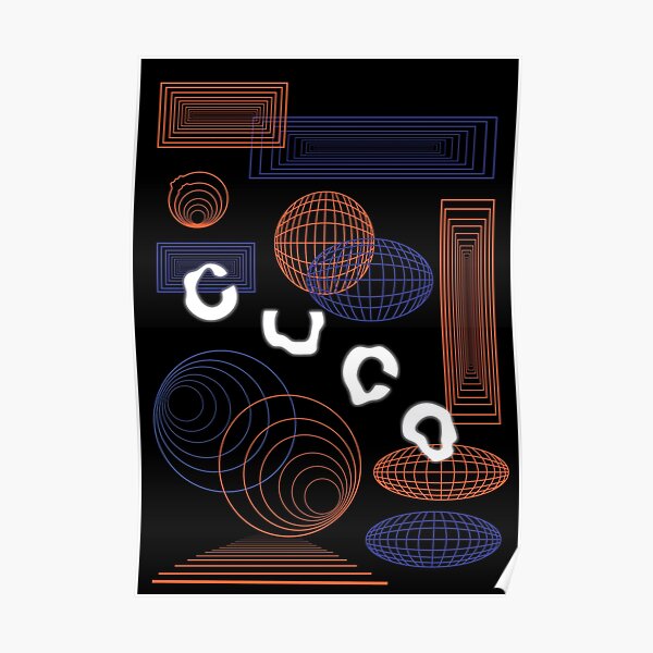 "Cuco Grid" Poster by carolyn-castro | Redbubble