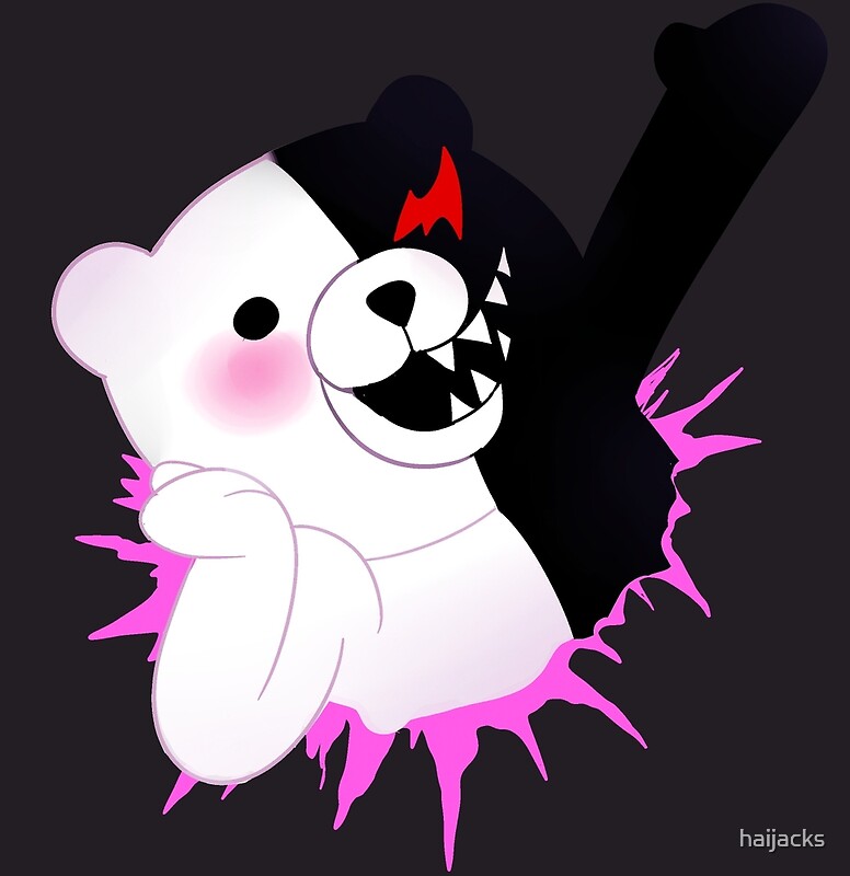 "Monokuma" Art Prints by haijacks | Redbubble