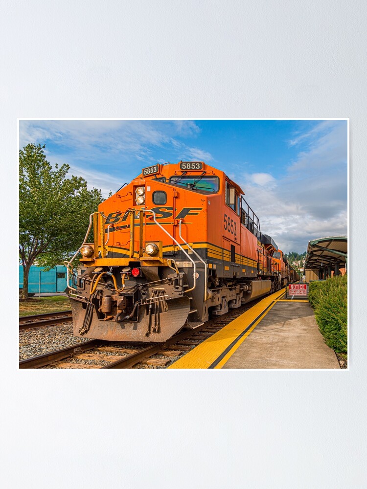 "BNSF Locomotive" Poster for Sale by dbvirago | Redbubble